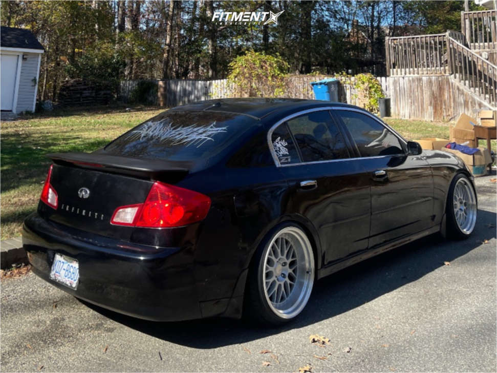 2004 INFINITI G35 X with 19x9.5 Aodhan Ah02 and Ironman 235x35 on ...