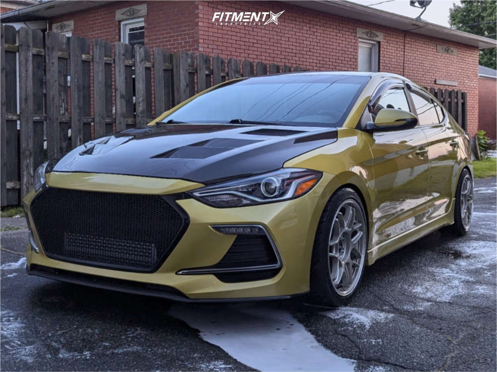 2018 Hyundai Elantra Sport with 18x8.5 Motegi Mr158 and Sailun 225x40 on Coilovers | 3168092 ...