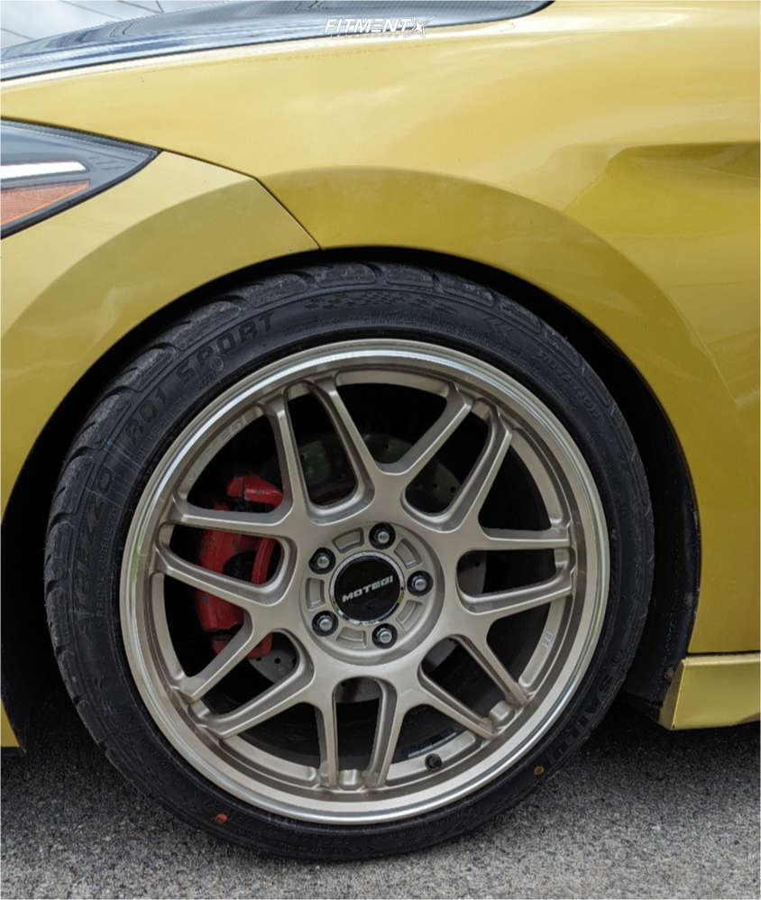 2018 Hyundai Elantra Sport with 18x8.5 Motegi Mr158 and Sailun 225x40 ...