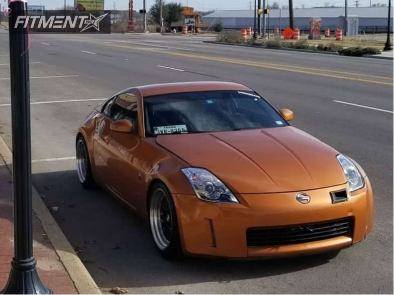 2004 Nissan 350Z Touring with 18x9.5 ESR Sr05 and Yokohama 245x45 on ...