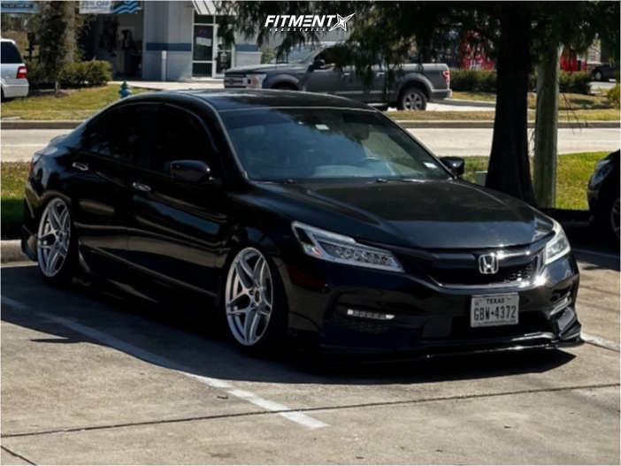 2016 Honda Accord Sport with 19x9.5 Kansei Astro and Lexani 235x40 on ...