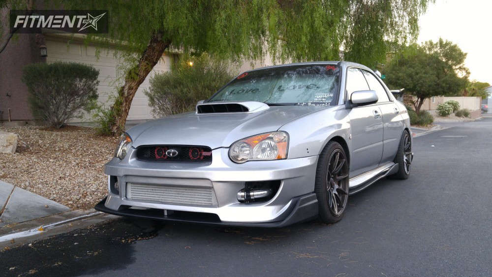 2004 Subaru WRX STI Base with 18x8.75 XXR 527 and Yokohama 225x40 on ...