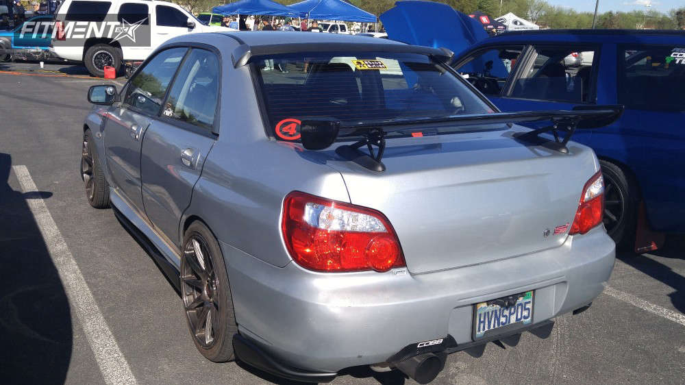 2004 Subaru WRX STI Base with 18x8.75 XXR 527 and Yokohama 225x40 on ...
