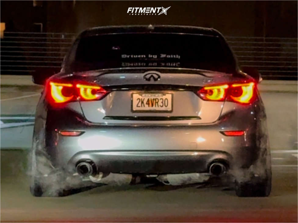 2016 INFINITI Q50 Premium with 19x9.5 Anovia Titan and Pirelli 265x35 ...