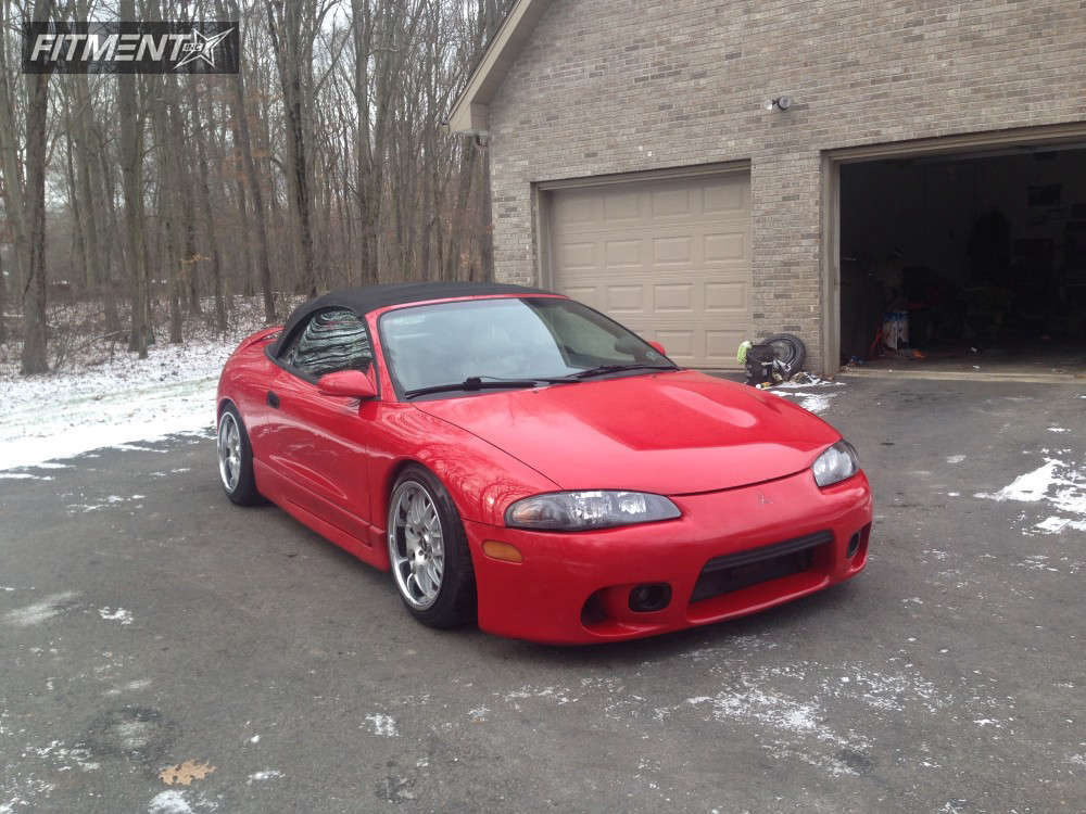 1997 Mitsubishi Eclipse Spyder GST with 17x9 XXR 526 and Velozza 205x50 ...