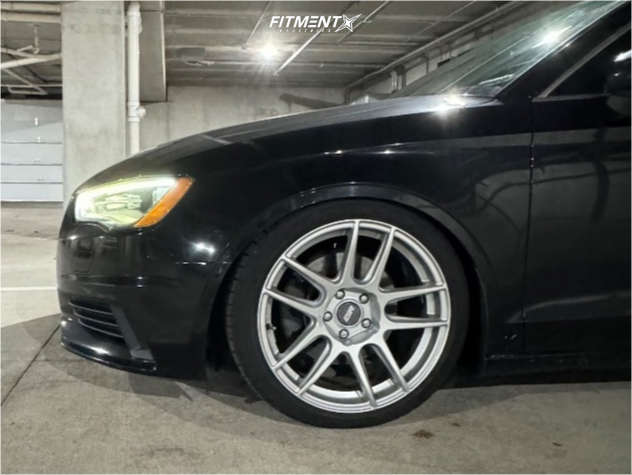 2015 Audi A3 Quattro Premium Plus with 18x8.5 ESR Cs8 and Lexani 225x40 ...