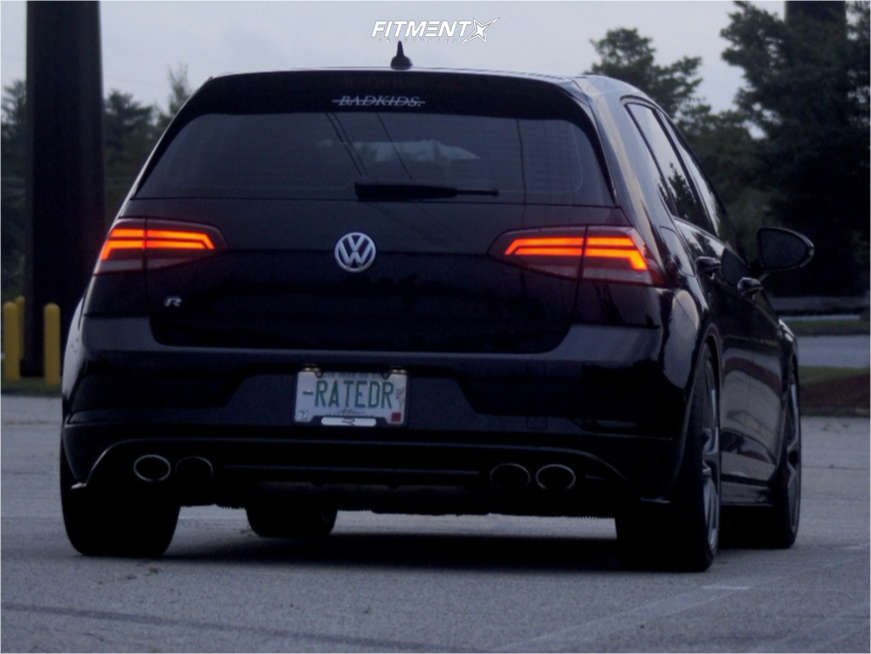 2018 Volkswagen Golf R Base with 19x8.5 BBS Ci-r and Michelin 245x35 on ...