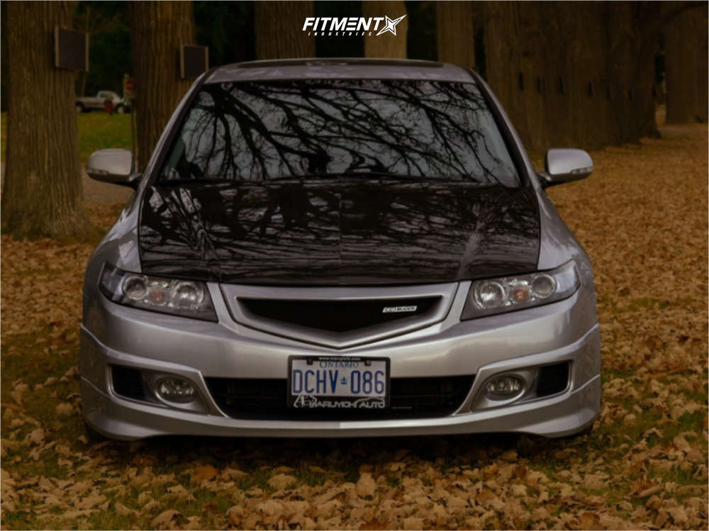 2007 Acura TSX Base with 18x8.5 Enkei Nt03m and Nankang 225x40 on ...