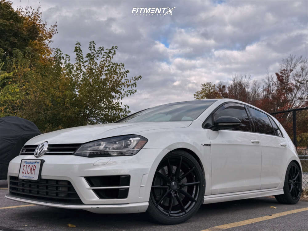 2016 Volkswagen Golf R Base with 18x8 Enkei Hornet and Lexani 225x40 on ...