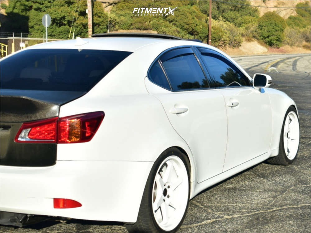2010 Lexus IS250 Base with 19x8.5 Vors Tr37 and Advanta 235x35 on Stock ...