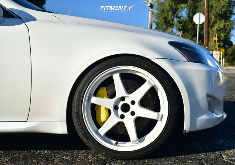 2010 Lexus IS250 Base with 19x8.5 Vors Tr37 and Advanta 235x35 on Stock ...
