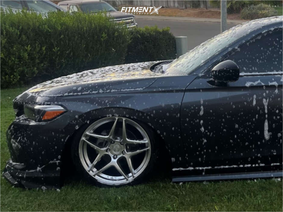 2023 Honda Civic Sport with 18x8.5 Kansei Astro and Ironman 225x45 on ...