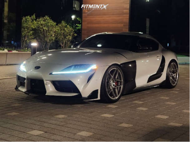 2020 Toyota GR Supra Premium with 19x9.5 Rohana Rfx11 and Michelin ...