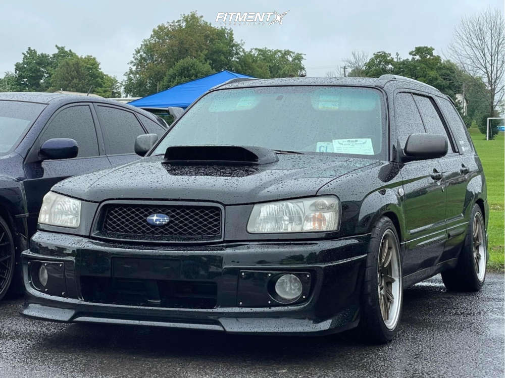 2004 Subaru Forester XT with 18x8.5 Aodhan Ds02 and Firestone 245x40 on ...