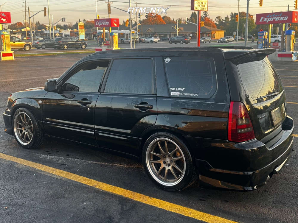 2004 Subaru Forester XT with 18x8.5 Aodhan Ds02 and Firestone 245x40 on ...