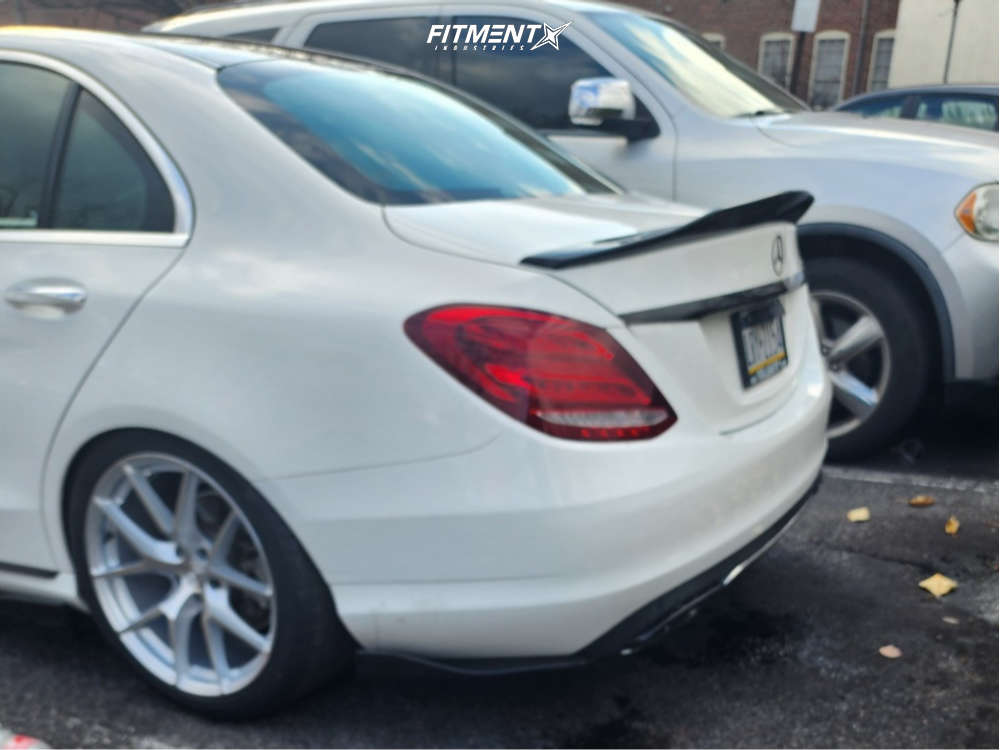 2015 Mercedes-Benz C300 4Matic with 19x8.5 Aodhan Aff7 and Radar 245x40 ...