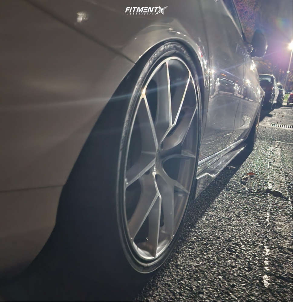 2015 Mercedes-Benz C300 4Matic with 19x8.5 Aodhan Aff7 and Radar 245x40 ...