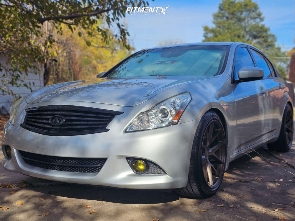 2013 INFINITI G37 X with 19x9.5 Aodhan Aff7 and Lexani 245x45 on ...