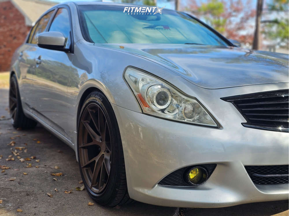 2013 INFINITI G37 X with 19x9.5 Aodhan Aff7 and Lexani 245x45 on ...