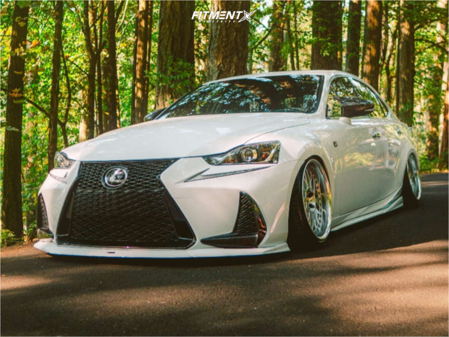 2018 Lexus IS300 F Sport with 18x9 Work Vsxx and Accelera 205x40 on ...