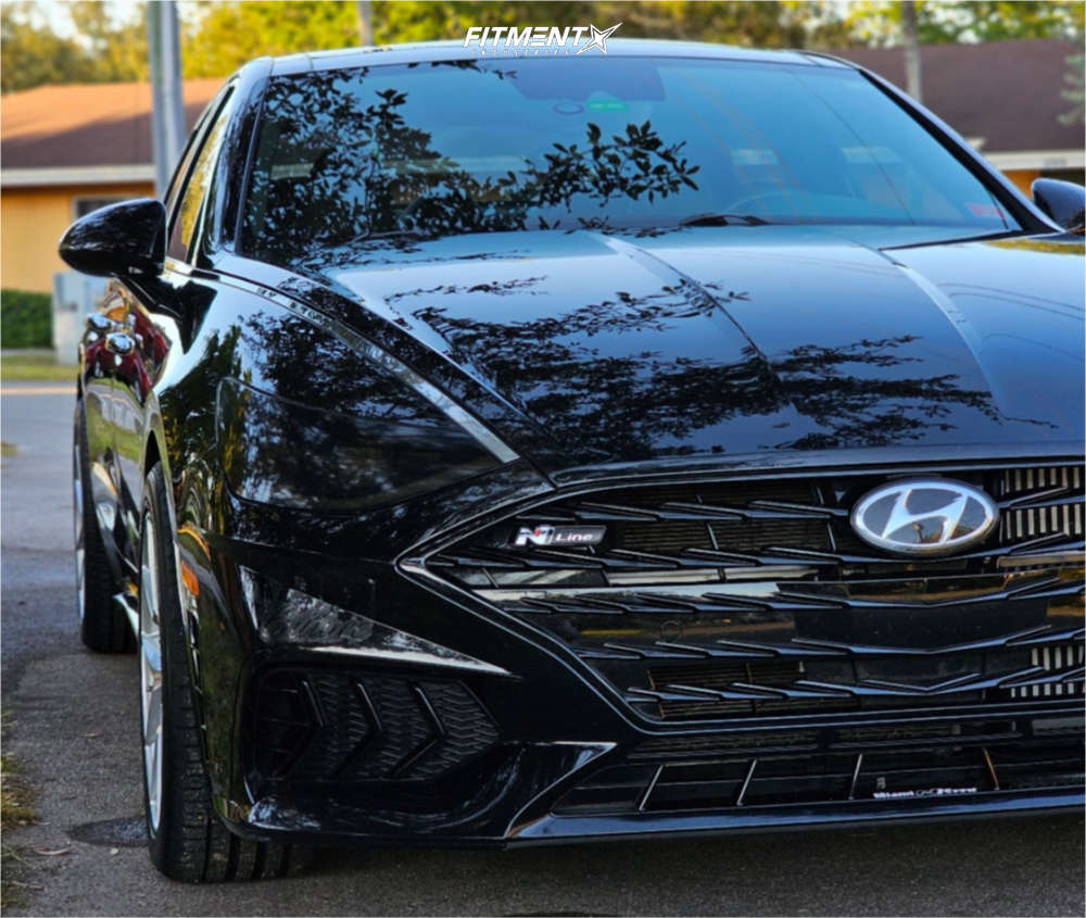 2022 Hyundai Sonata N Line with 18x8.5 Aodhan Aff7 and Falken 245x45 on ...