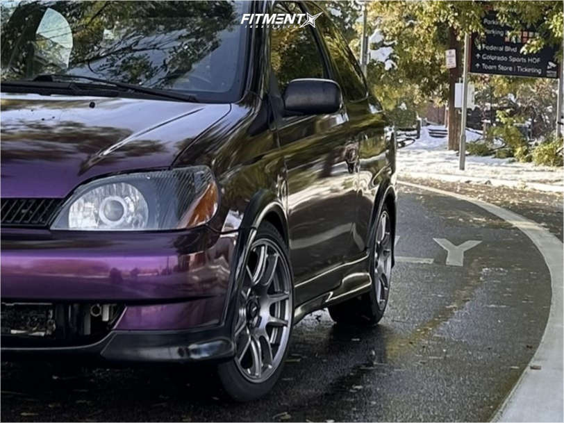 2002 Toyota Echo Base with 16x8 Konig Heliogram and Continental 205x45 ...