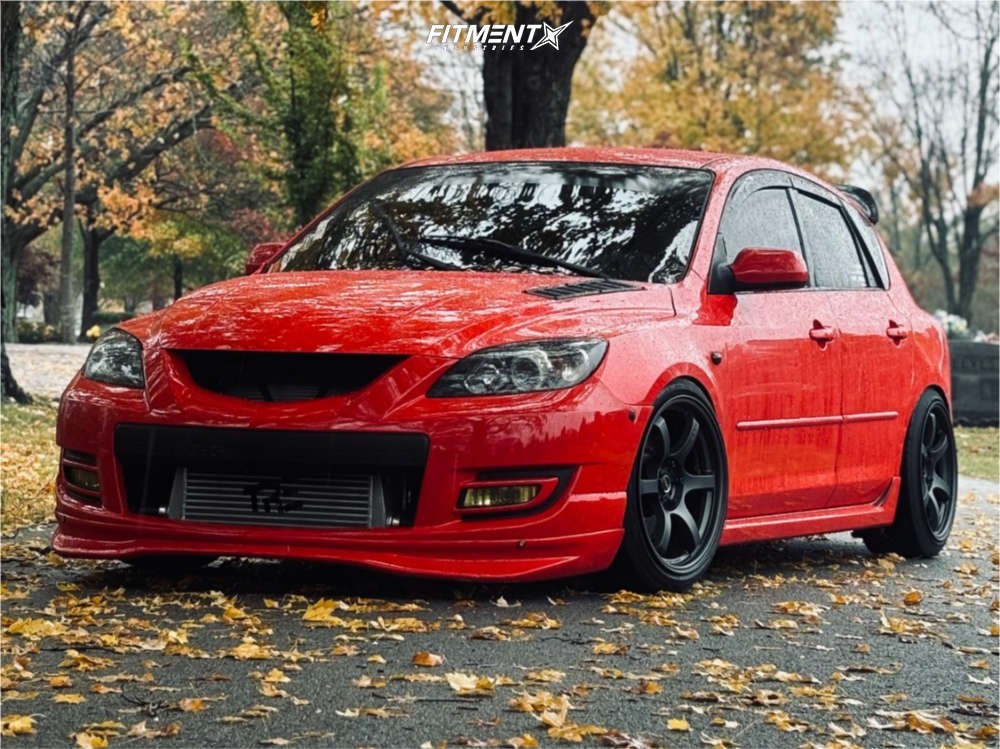 2008 Mazda 3 Mazdaspeed with 18x9.5 Gram Lights 57dr and Sentury 225x40 ...