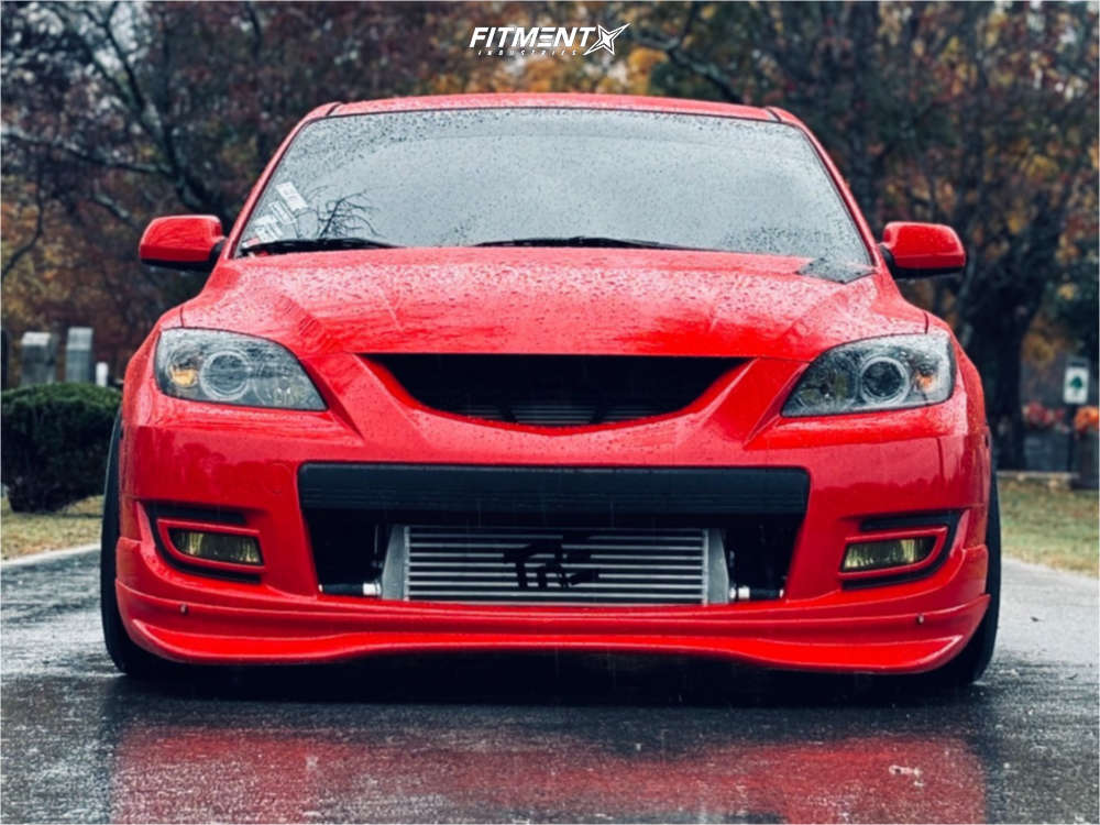 2008 Mazda 3 Mazdaspeed with 18x9.5 Gram Lights 57dr and Sentury 225x40 on Coilovers | 3179491 ...