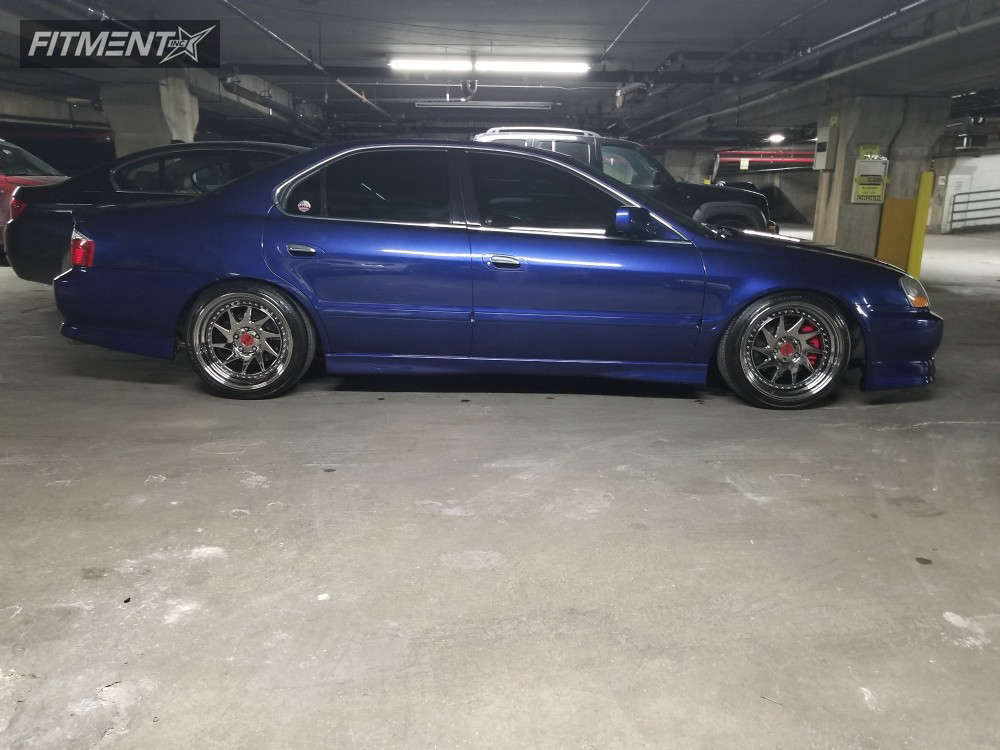 2002 Acura TL Type-S with 18x9.5 ESR Sr09 and Federal 245x30 on ...