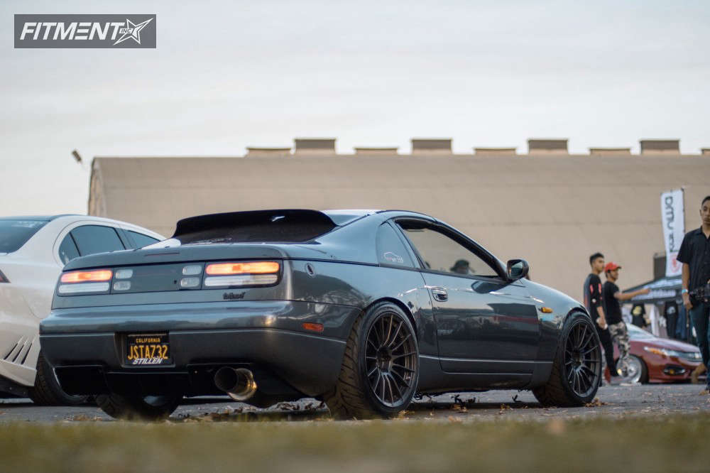 1993 Nissan 300ZX Turbo with 18x9.5 Enkei Rs05-rr and Federal 245x35 on ...