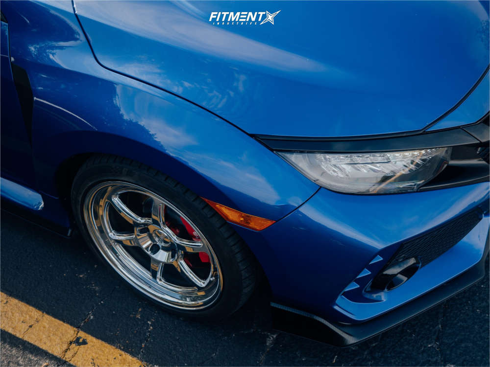 2019 Honda Civic Type R with 18x9.5 Kansei Roku and Kumho 265x40 on ...