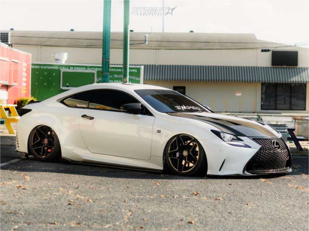 2017 Lexus RC200t F Sport with 19x8.5 Rohana Rfx11 and Accelera 225x35 ...