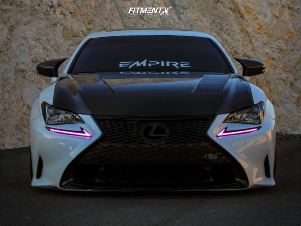 2017 Lexus RC200t F Sport with 19x8.5 Rohana Rfx11 and Accelera 225x35 ...