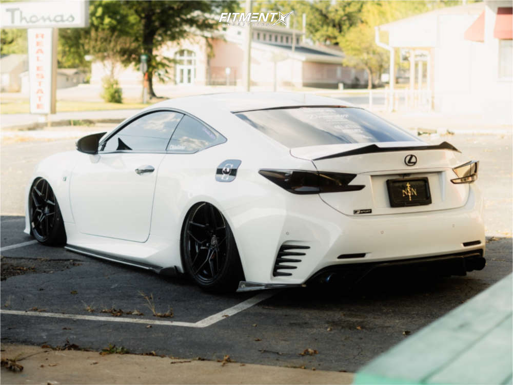 2017 Lexus RC200t F Sport with 19x8.5 Rohana Rfx11 and Accelera 225x35 ...