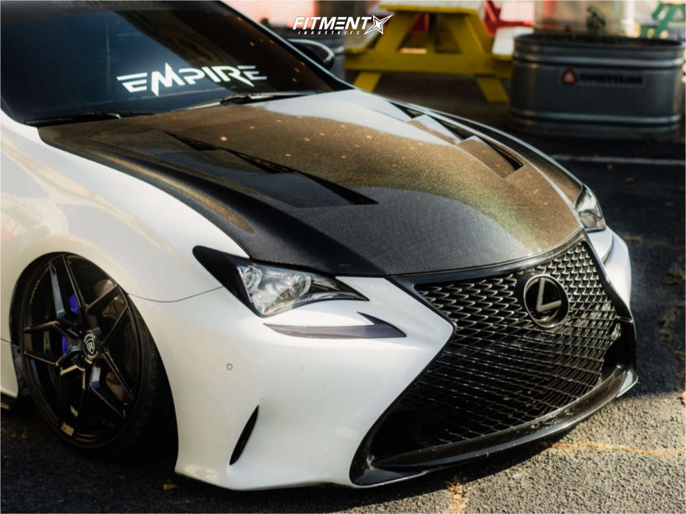 2017 Lexus RC200t F Sport with 19x8.5 Rohana Rfx11 and Accelera 225x35 ...