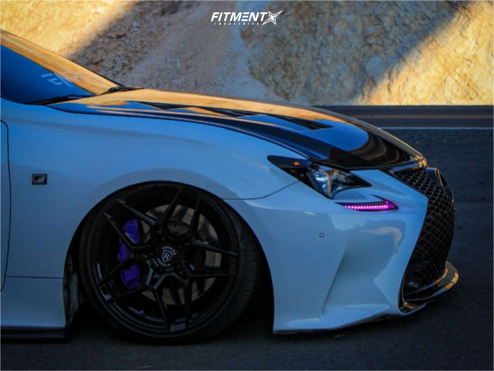 2017 Lexus RC200t F Sport with 19x8.5 Rohana Rfx11 and Accelera 225x35 ...