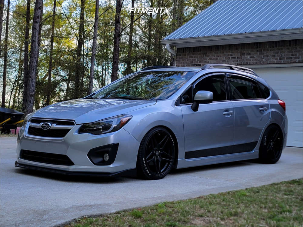 2012 Subaru Impreza Sport Premium with 18x8.5 ESR Rf15 and Land Golden ...