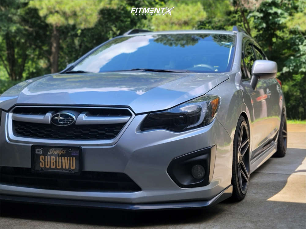 2012 Subaru Impreza Sport Premium with 18x8.5 ESR Rf15 and Land Golden ...
