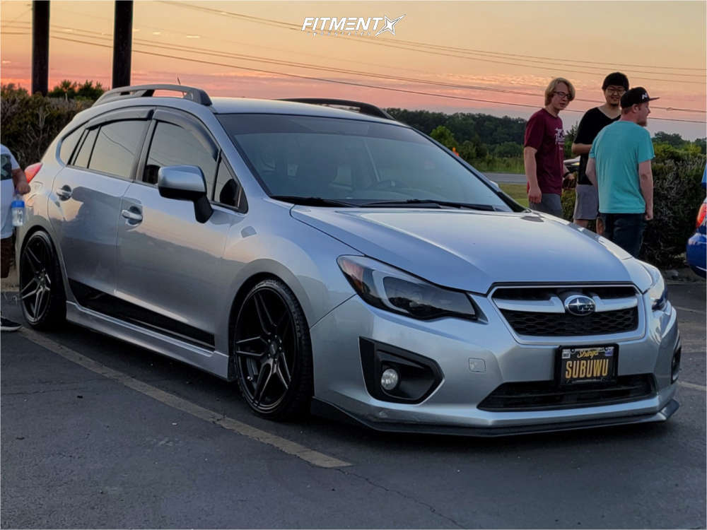 2012 Subaru Impreza Sport Premium with 18x8.5 ESR Rf15 and Land Golden ...
