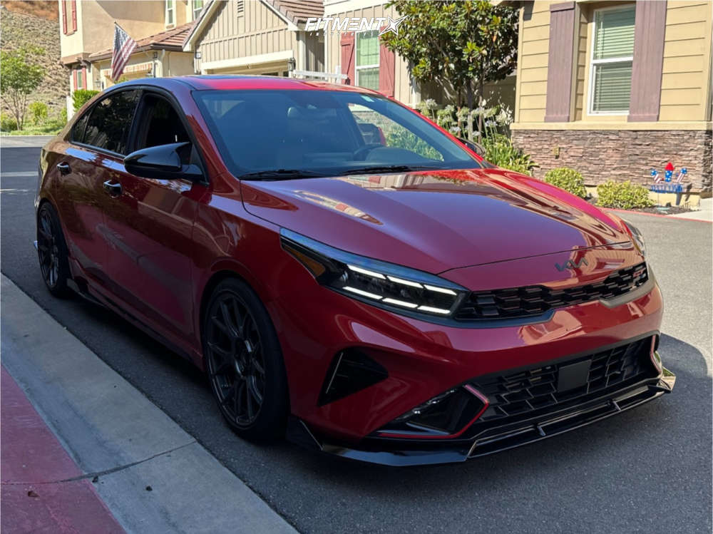 2023 Kia Forte GT with 18x8.5 Konig Ampliform and Firestone 225x40 on ...
