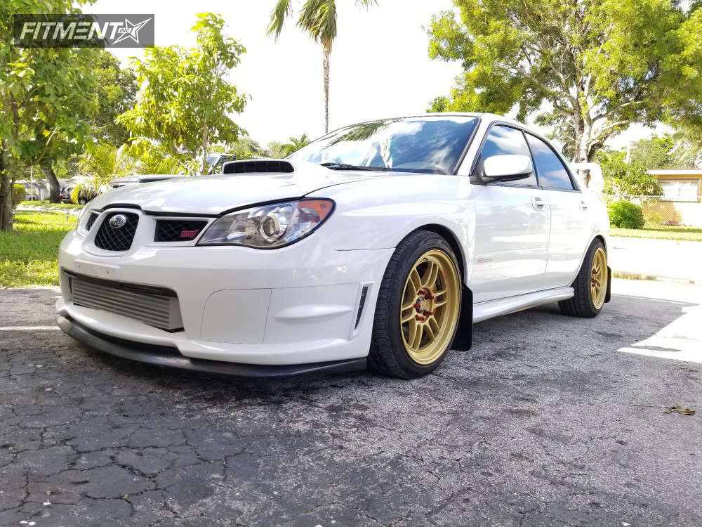 2006 Subaru WRX STI Base with 17x9.5 Enkei RPF1 and Toyo Tires 225x45 ...