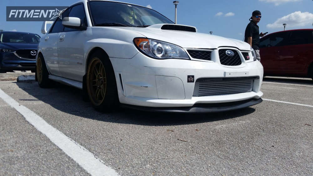 2006 Subaru WRX STI Base with 17x9.5 Enkei RPF1 and Toyo Tires 225x45 ...