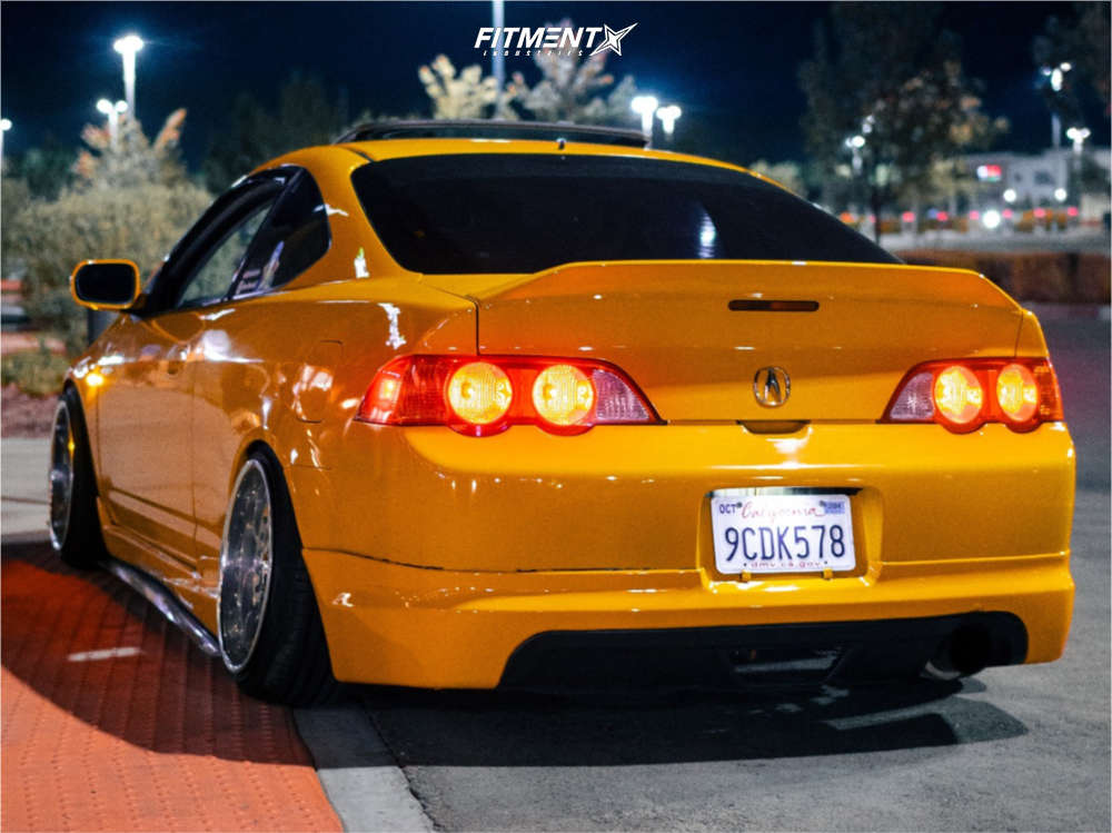 2002 Acura RSX Type-S with 17x10 Work Vsxx and Federal 215x40 on ...