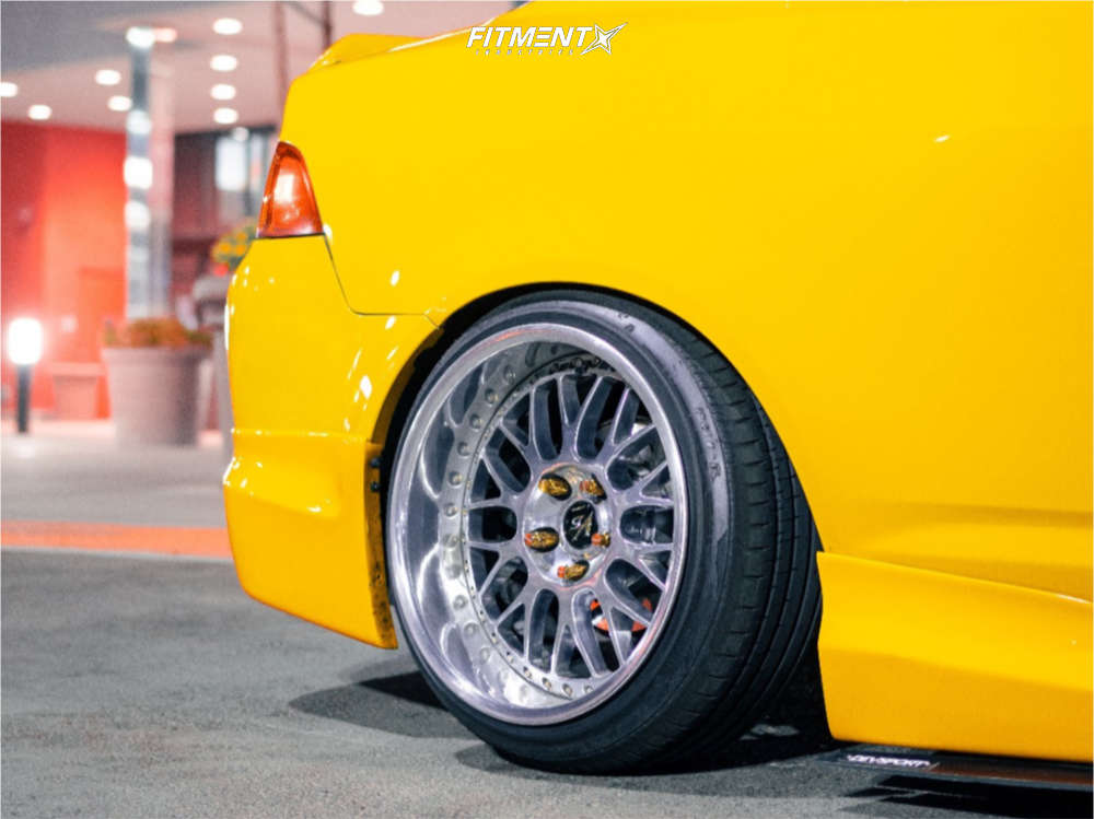 2002 Acura RSX Type-S with 17x10 Work Vsxx and Federal 215x40 on ...