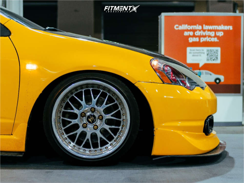 2002 Acura RSX Type-S with 17x10 Work Vsxx and Federal 215x40 on ...
