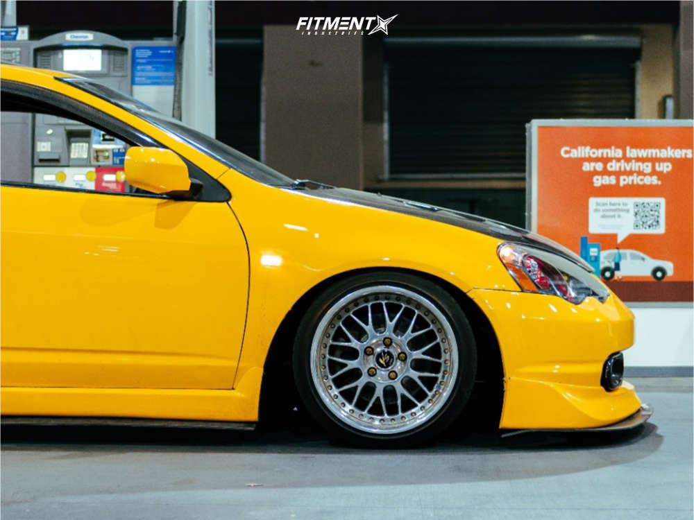 2002 Acura RSX Type-S with 17x10 Work Vsxx and Federal 215x40 on ...