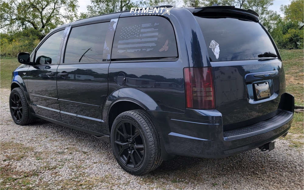 2008 Chrysler Town Base with 18x8 Voxx Replicas Track Hawk and Lexani ...
