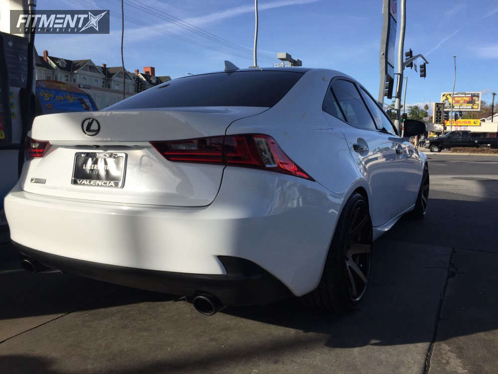 2015 Lexus IS250 F Sport with 20x9 Ferrada FR1 and Lexani 235x30 on ...