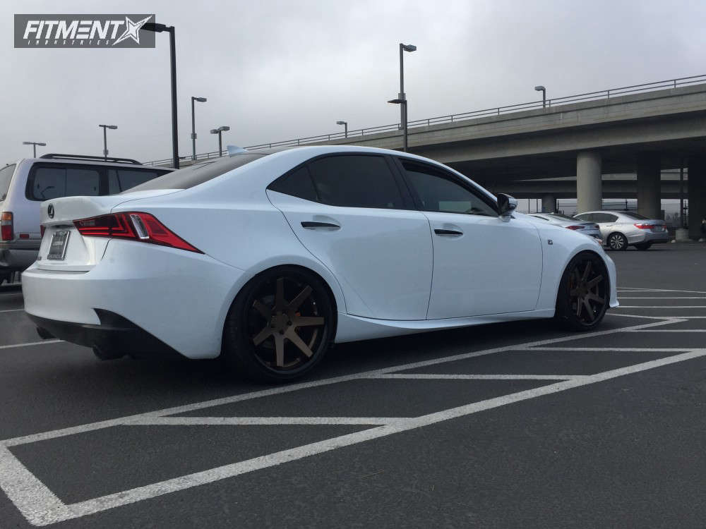 2015 Lexus IS250 F Sport with 20x9 Ferrada FR1 and Lexani 235x30 on ...