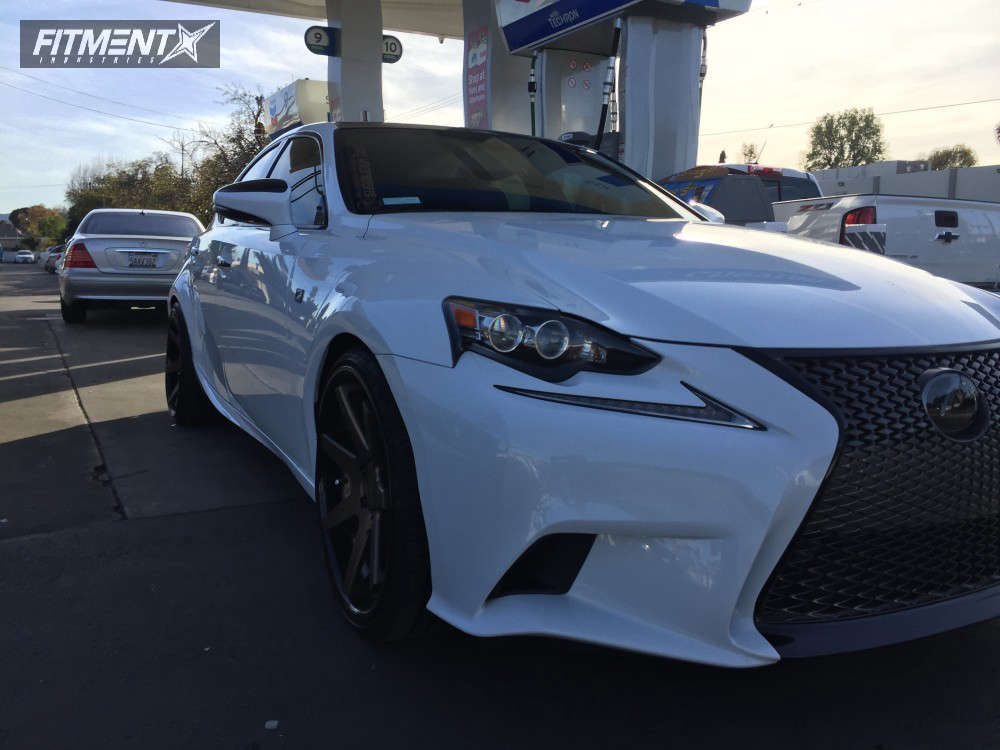 2015 Lexus IS250 F Sport with 20x9 Ferrada FR1 and Lexani 235x30 on ...
